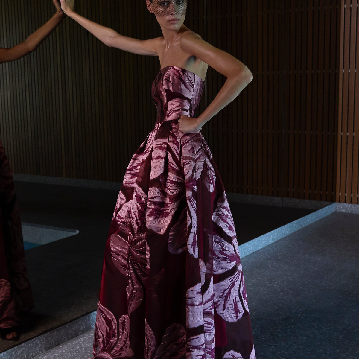 Bella Gown - Ruby-Blush & Mint-Black – MOSS & SPY