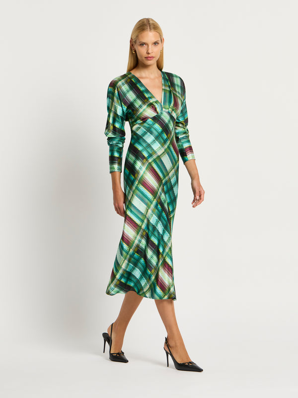 MOSS & SPY Carrie V-Neck - Elegant Australian Designer Dress